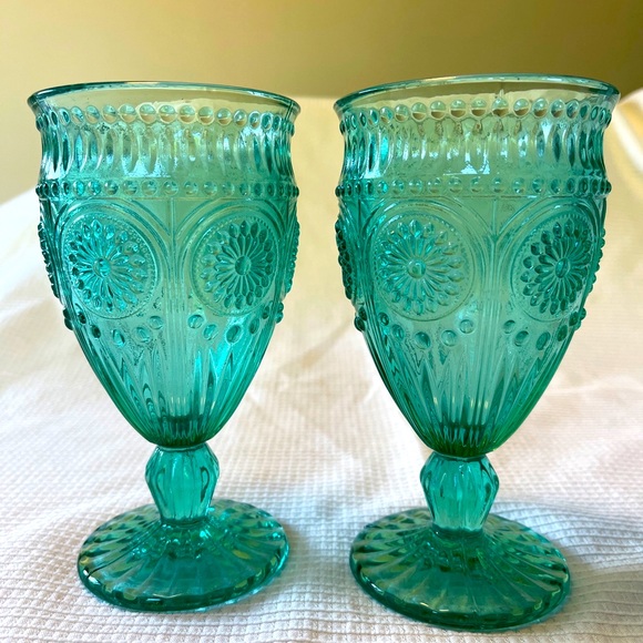 The Pioneer Woman | Dining | The Pioneer Woman Water Goblets Adeline ...